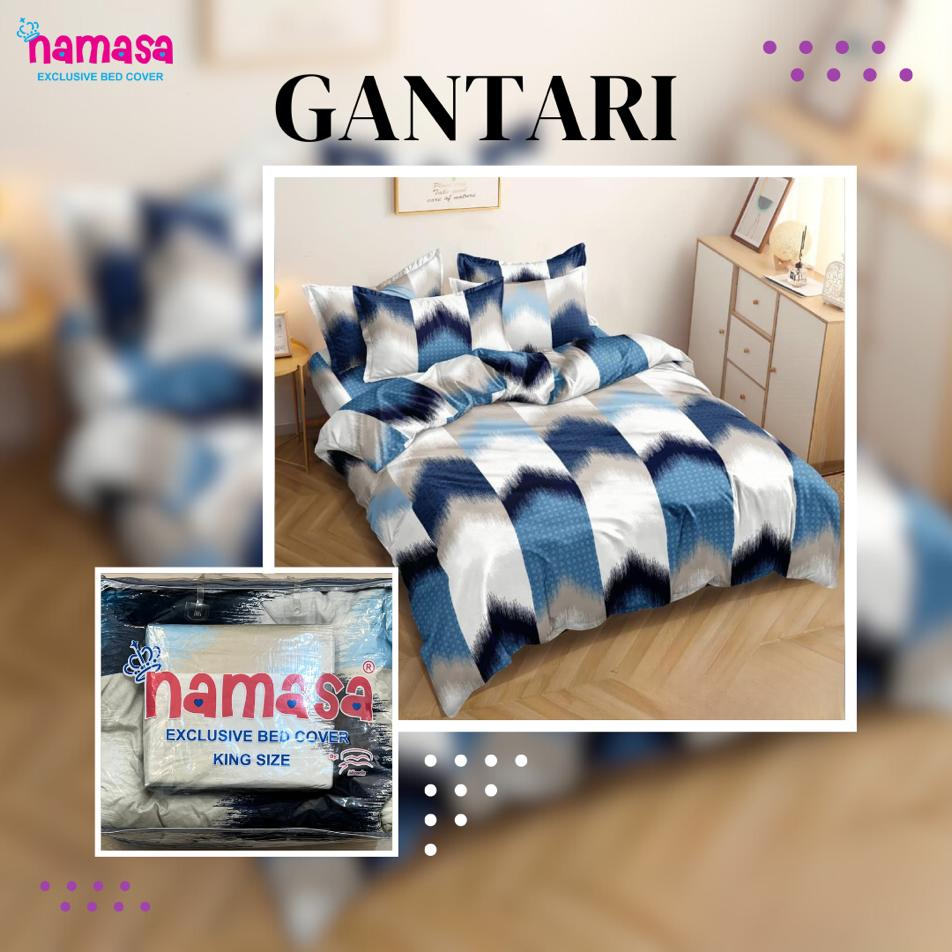 Jual NAMASA Bedcover Set Sprei Ukuran 180x200 King Size Bahan TIDAK ...