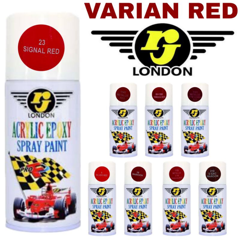 Jual Pilok pilox rj london rj 300cc varian merah signal red 23 ssilver ...