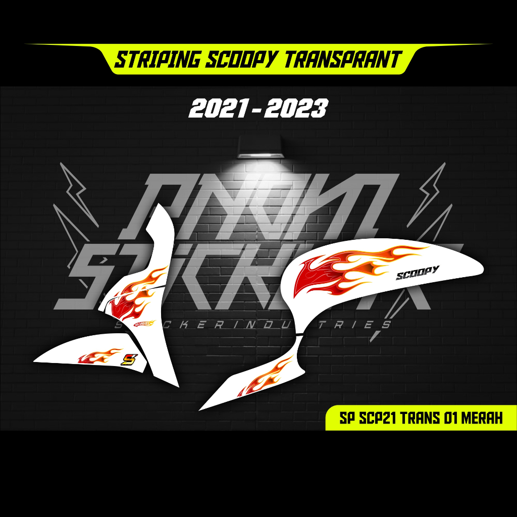 Jual STRIPING API SCOOPY TRANSPARAN STRIPING SCOOPY 2019 DECAL SCOOPY ...