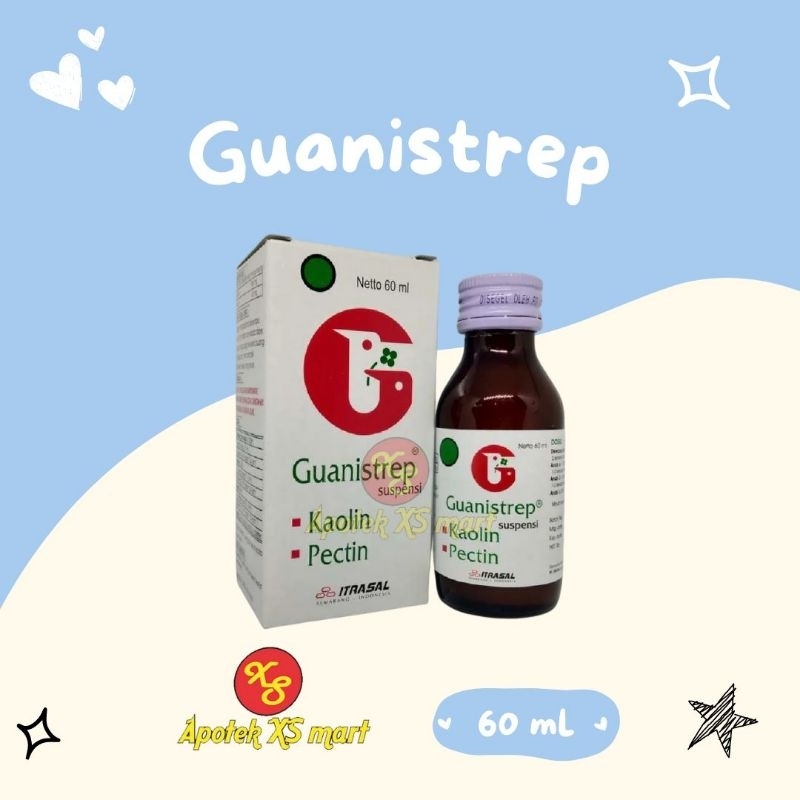 Jual GUANISTREP SYRUP - MEMBANTU MEREDAKAN DIARE | Shopee Indonesia