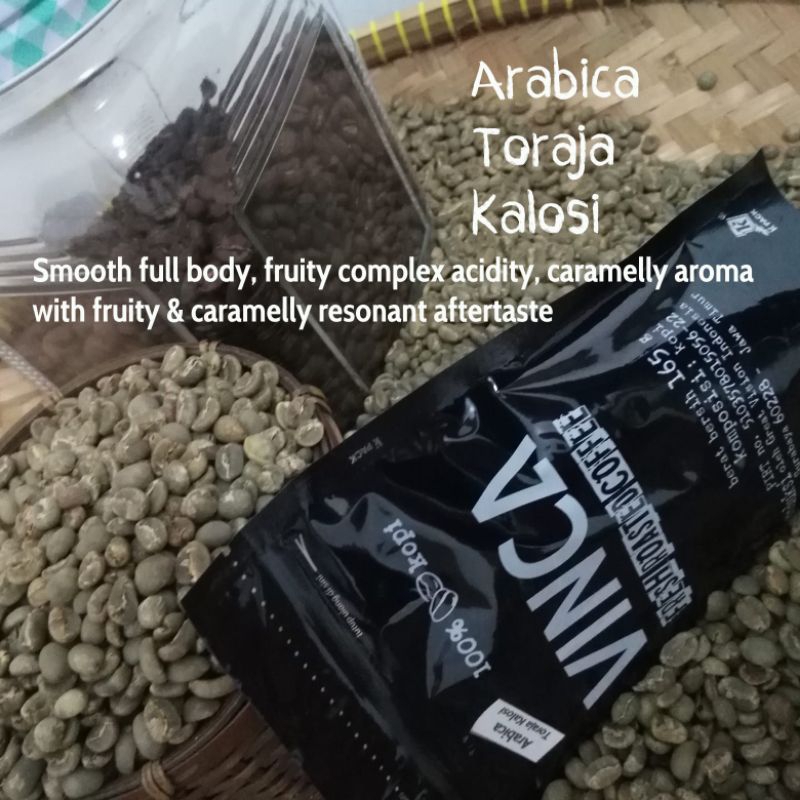 Jual Vinca kopi Arabica Toraja Kalosi 500 gram | Shopee Indonesia