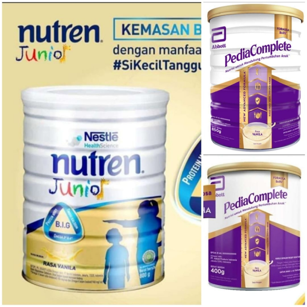 Jual KHUSUS INSTANT / SAME-DAY - Nutren Junior Vanila 800gr 800 gr ...