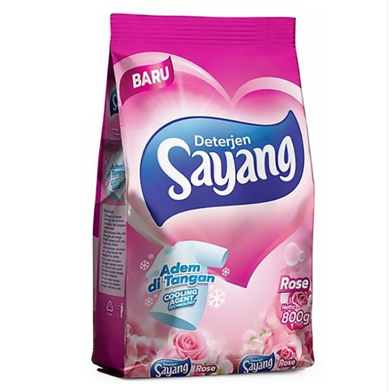 Jual SAYANG DETERGENT BUBUK ROSE / LAVENDER 800g (DETERJEN) | Shopee Indonesia
