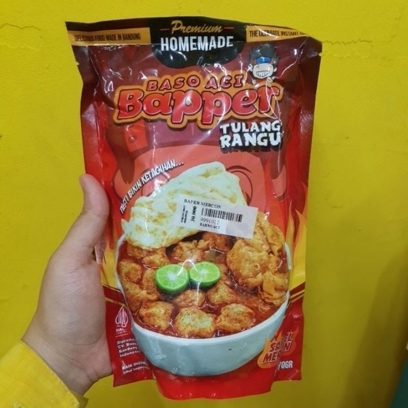 Jual Baso aci bapper sambel mercon 170g | Shopee Indonesia