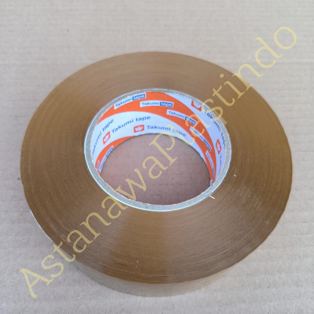 Jual TAKUMI TAPE lakban Bening lakban Coklat 45 mm x 500 Yard plakban selotip OPP BOPP 300m ...