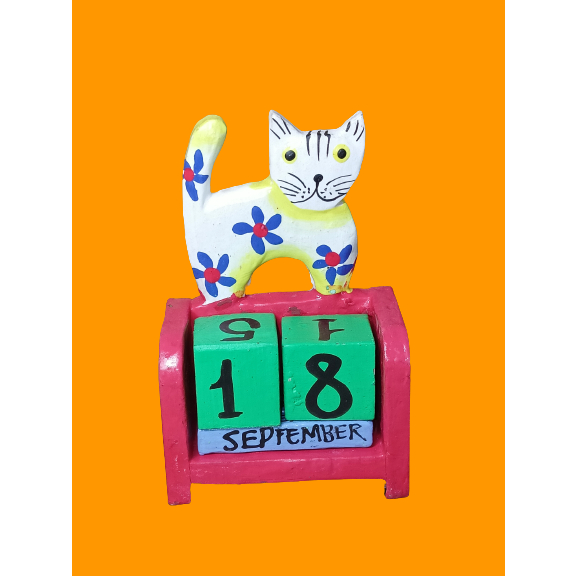 Jual Kalender Kayu | Kalender Abadi | Hiasan Meja Kerja / Belajar ...