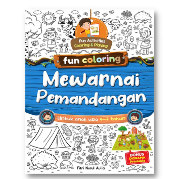 Jual Buku FUN COLORING : MEWARNAI PEMANDANGAN (BONUS DIORAMA) | Shopee ...