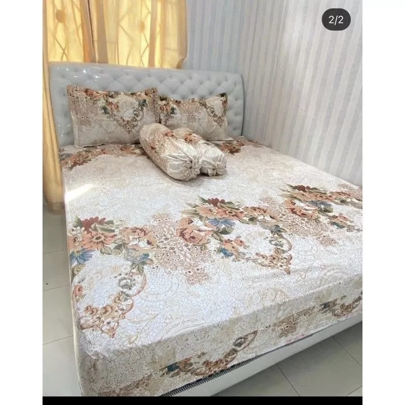 Jual Sprei set bantal guling Murah Free Anti Geser | Sprei katun cvc ...