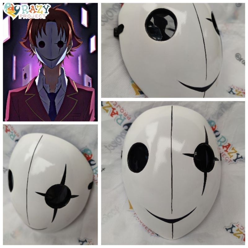 Jual Kiyotaka Ayanokōji Classroom of the Elite Mask Topeng Kayu Cosplay ...