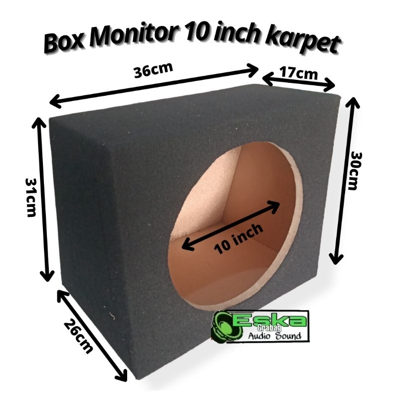 Jual Box subwoofer 10 inch box 10 inch karpet box monitor 10 inch ...