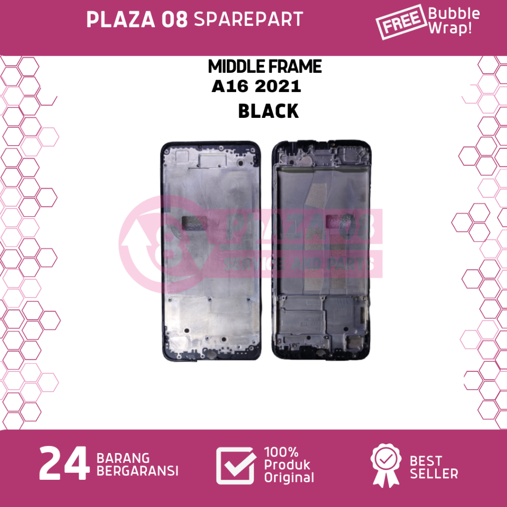 Jual MIDDLE FRAME OP A16 2021 (BLACK) | Shopee Indonesia
