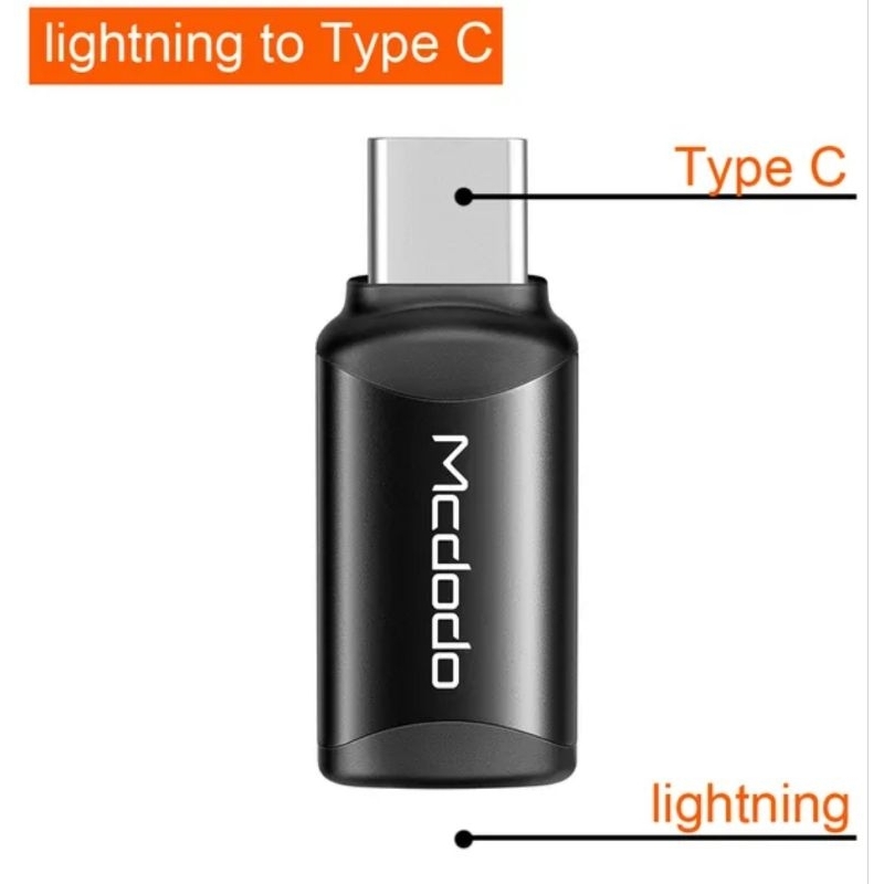 Jual MCDODO Adapter Converter Type C Micro USB Lightning Connector ...