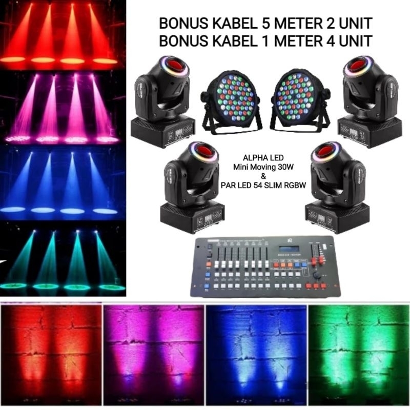 Jual Lampu Lighting Moving Beam Mini 30W Paket | Shopee Indonesia