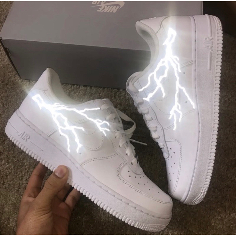Jual Reflective Sepatu Custom Sepatu Petir | Shopee Indonesia