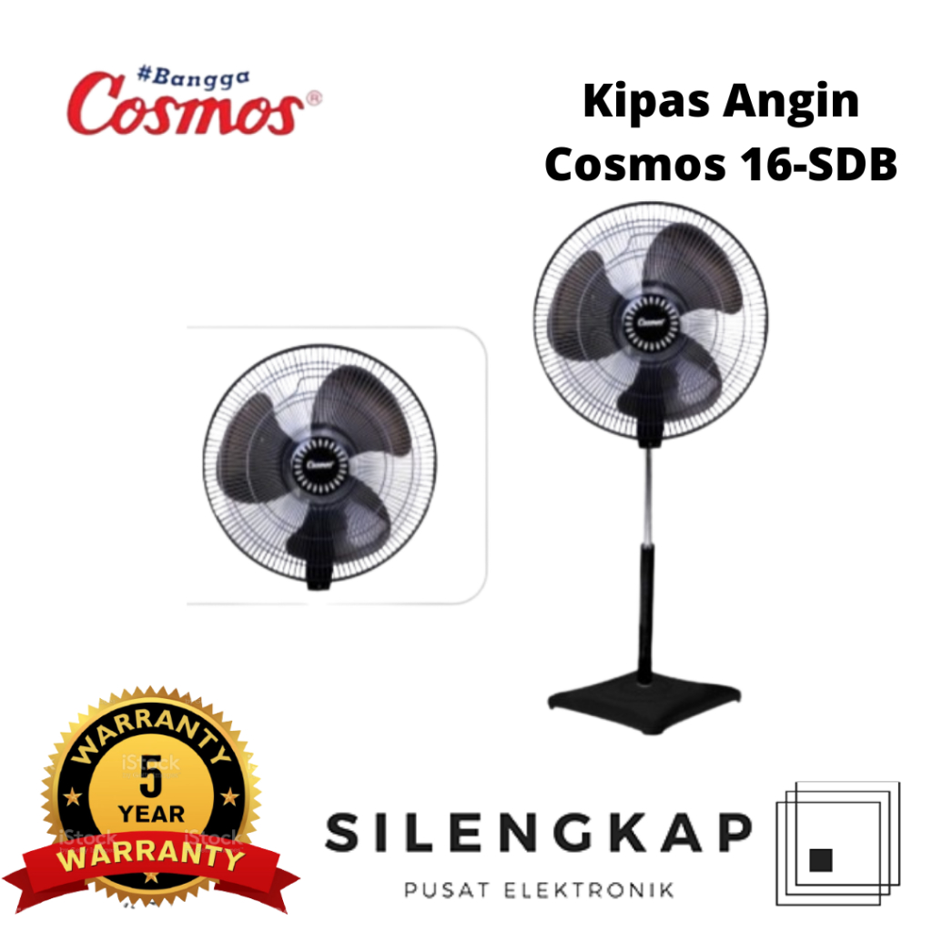 Jual Kipas Angin Berdiri COSMOS 16SDB / Stand fan COSMOS 16" SDB - NO ...