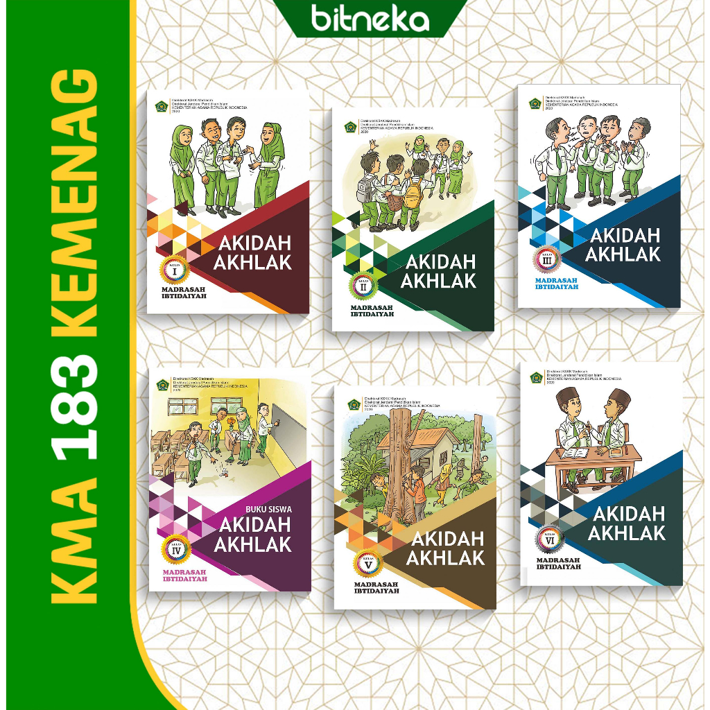 Jual Buku Siswa Akidah Akhlak MI KEMENAG | Shopee Indonesia