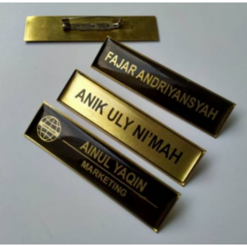 Jual NAME TAG | NAMA DADA PAPAN NAMA | TAG NAMA DADA | Shopee Indonesia