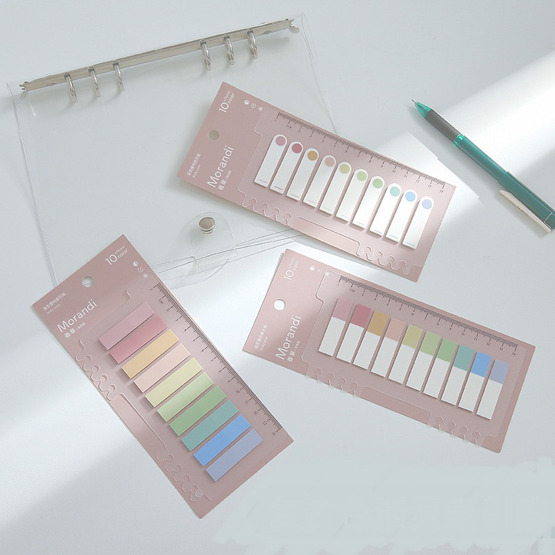Jual STICKIE NOTE PEMBATAS PLASTIK WARNA PASTEL | NOTEBOOK DIVIDER ...