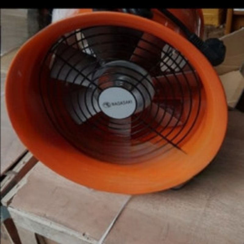 Jual Kipas ventilator blower 12 inch 300 mm plus selang 5 meter dan 10 meter merk Nagasaki Kipas ...