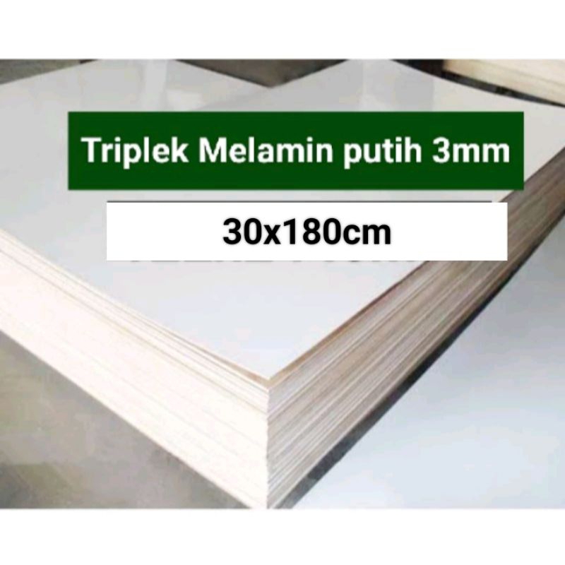 Jual Triplek Melamin putih ukuran 30x30cm sampai 30x180cm,custom ...