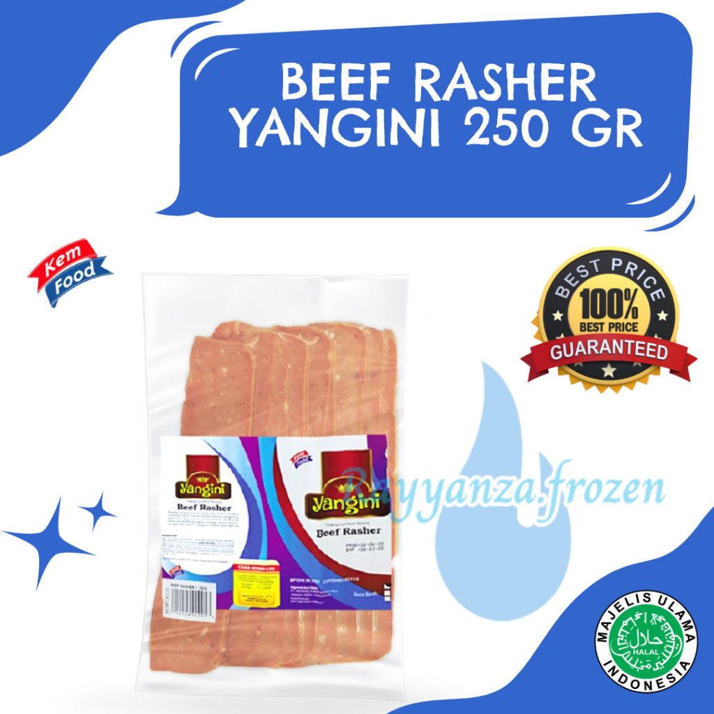 Jual Yangini Daging Sapi Beef Rasher 250gr | Shopee Indonesia