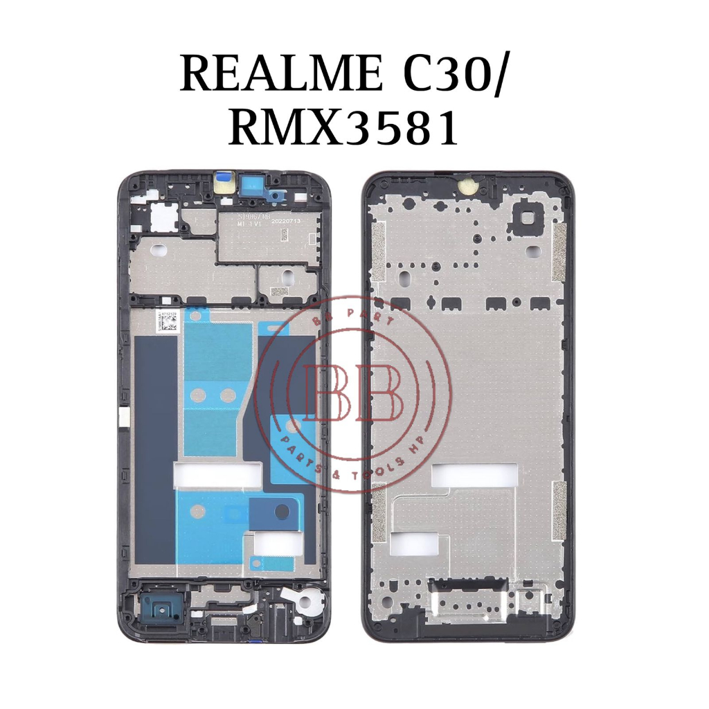 Jual Original Frame Tulang Tengah Realme C30 / RMX3581 - Bezzel Bejel ...