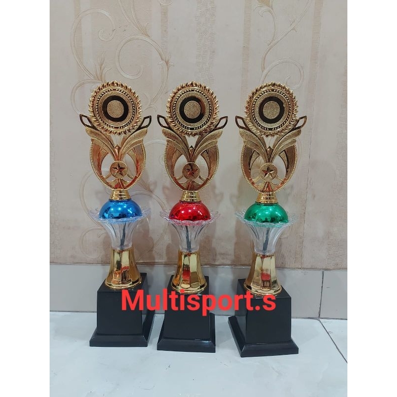 Jual PIALA TROPHY AKRILIK MAWAR 44 CM 1 PC | Shopee Indonesia