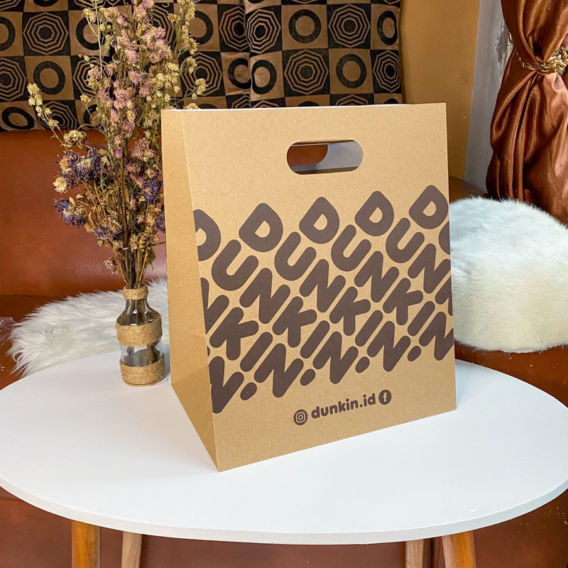 Jual Paper Bag Dunkin Donut Original | Shopee Indonesia