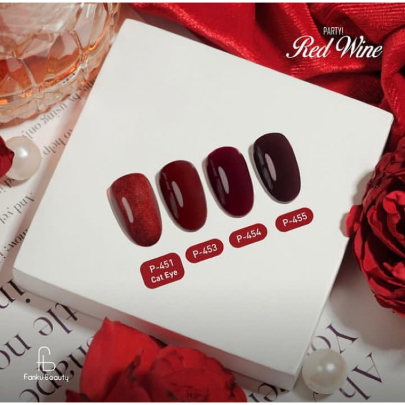 Jual PARTY GEL MERAH WINE SERIES PARTY! KUTEK GEL HALAL | Shopee Indonesia