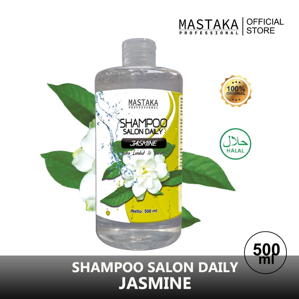 Jual MASTAKA Shampoo Salon Daily JASMINE Shampo Wangi Dan Lembut 500 ml ...