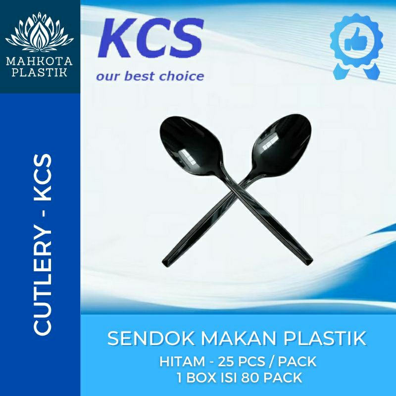 Jual MAHKOTA PLASTIK l SENDOK PLASTIK KCS 25 PCS/PACK (PER PACK) | Shopee Indonesia
