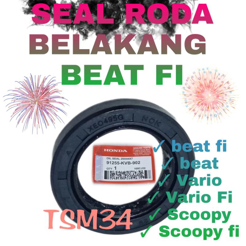 Jual SEAL SIL RODA BELAKANG BEAT FI / VARIO / SCOOPY / BEAT / Beat ...