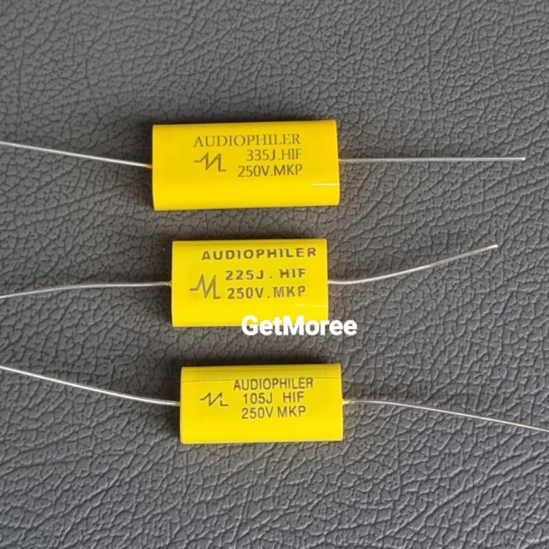Jual MKP Kuning AudioPhiler 1uf 105J - 2.2uf 225J - 3.3uf 335J 250V Kapasitor | Shopee Indonesia