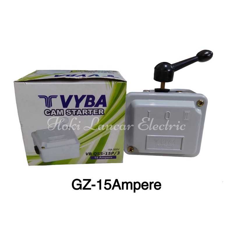 Jual Cam Starter 15 Ampere VYBA GZ 15A 500V Saklar genset Listrik | Shopee Indonesia