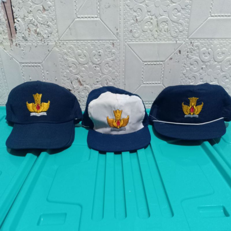 Jual TOPI SMP BIRU PUTIH/TOPI SMP FULL BIRU/TOPI SEKOLAH SMP | Shopee ...