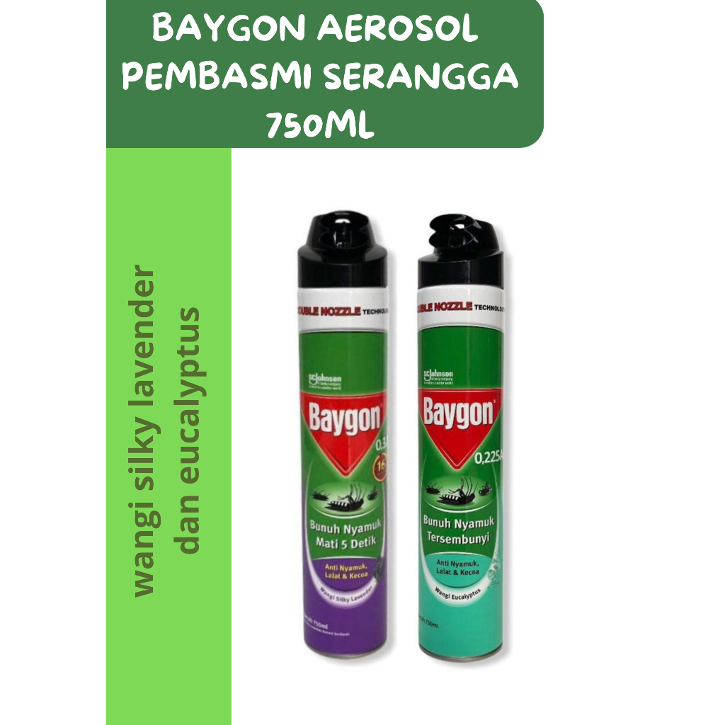Jual BAYGON Obat Nyamuk Dan Serangga Semprot Aerosol Spray Double ...