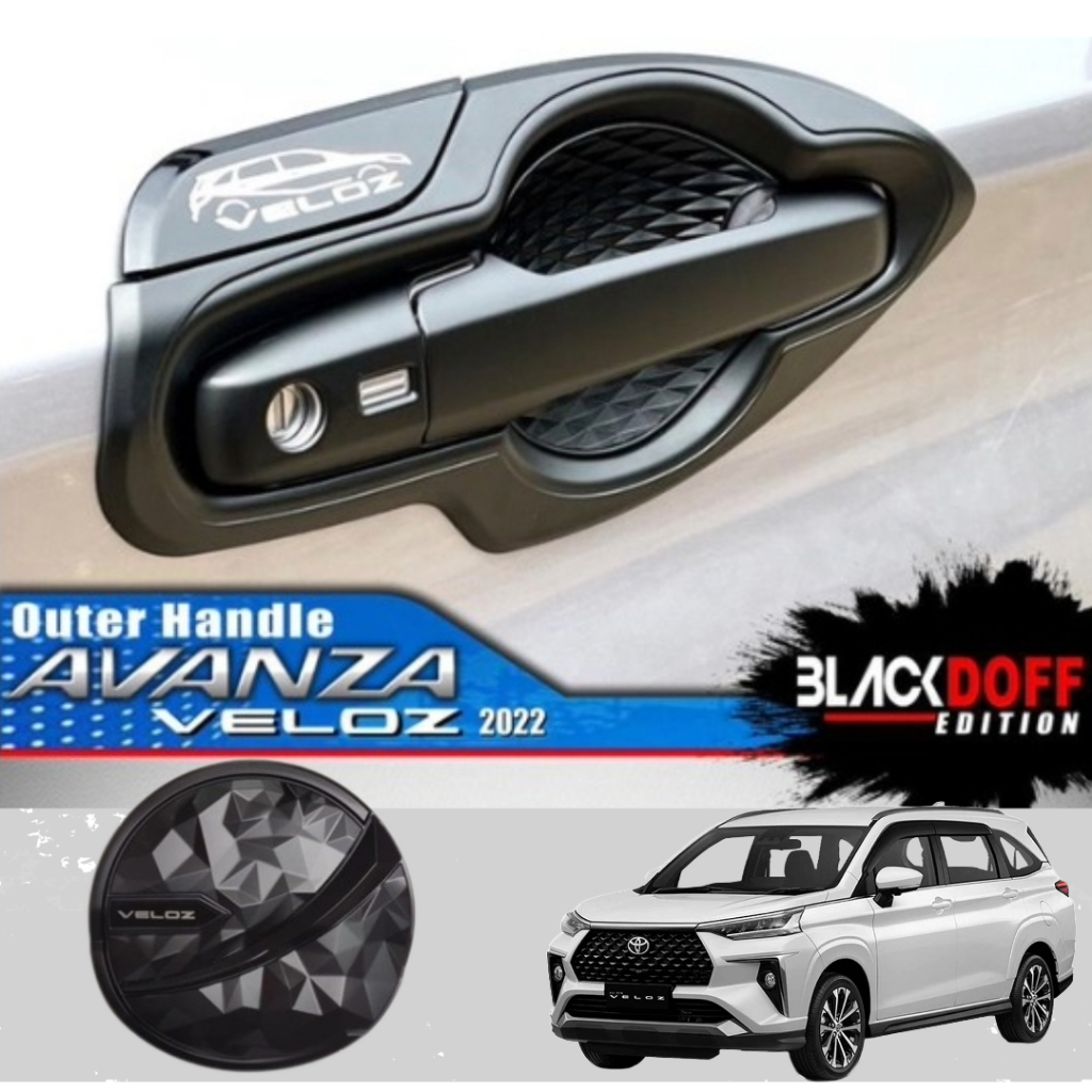 Jual Paket Lengkap Handle Outer Tank Cover Hitam Mobil Avanza Xenia Veloz Agya Ayla HRV BRV ...
