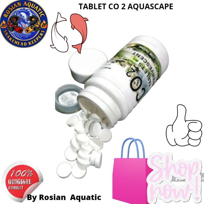 Jual CO2 Tablet untuk Aquascape Co2 Tablet Aquascape CO 2 Isi 125pcs | Shopee Indonesia