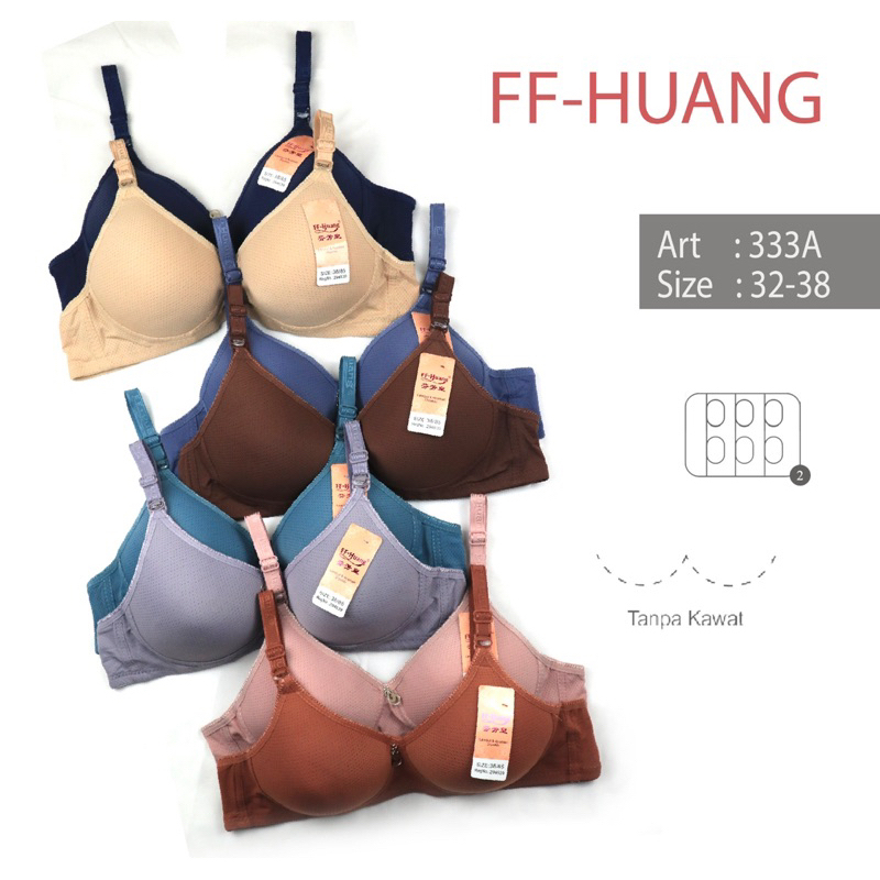 Jual VAL- BRA WANITA TANPA KAWAT / BH PEREMPUAN FF HUANG ORIGINAL CUP ...