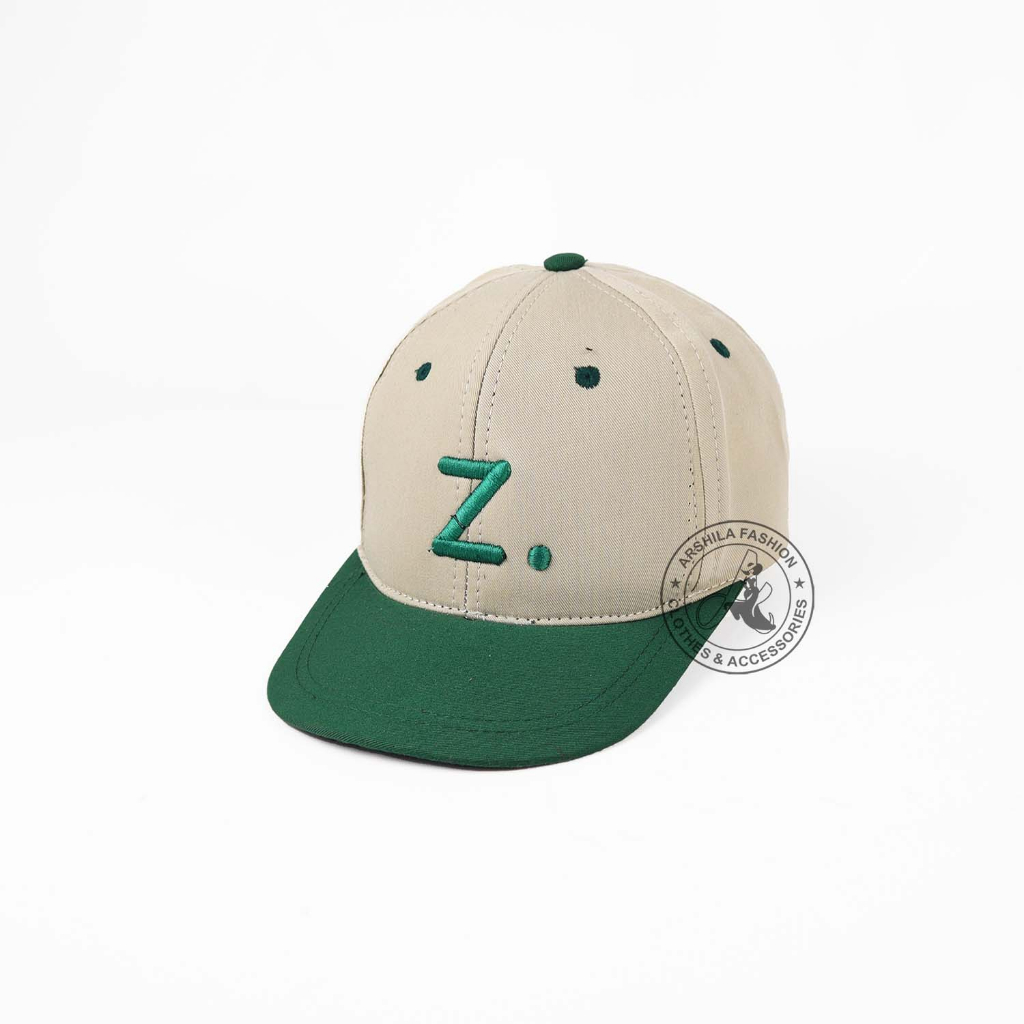 Jual Topi Anak Bordir Inisial A-Z / Topi Anak Huruf Alfabeth Usia 3-12 ...