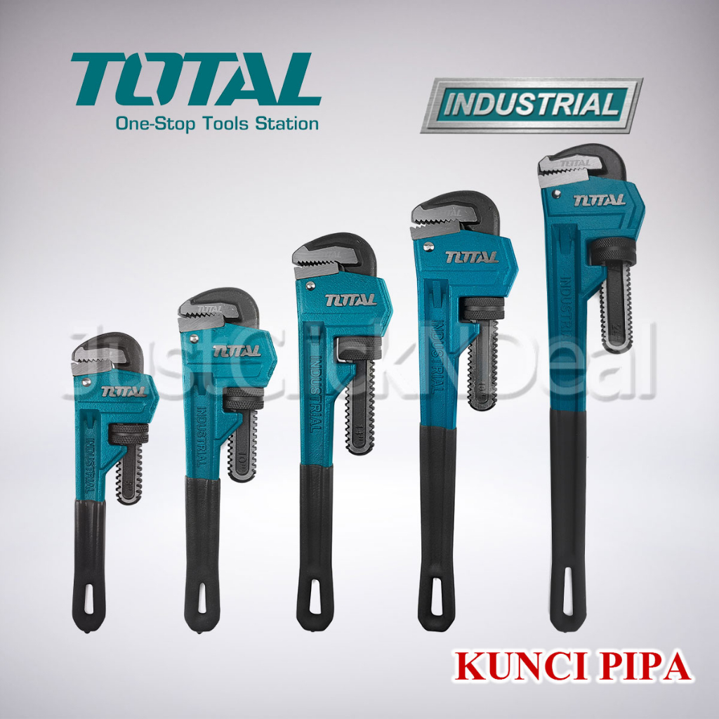 Jual TOTAL Kunci Pipa Ledeng 8 - 24 Inch Heavy Duty Pipe Wrench ...