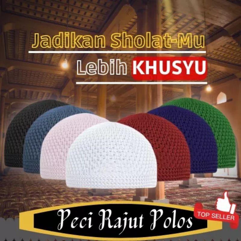 Jual PECI RAJUT DEWASA PREMIUM/KOPIAH | Shopee Indonesia