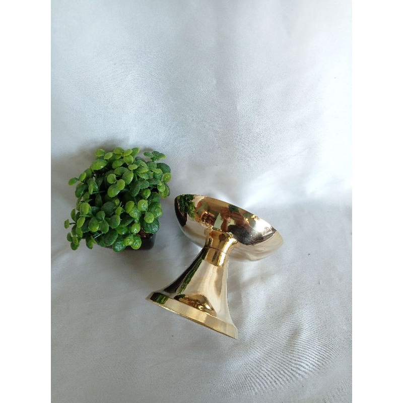 Jual Tempat Tancap Lilin Kuningan Model Parabola Ukuran Besar | Shopee ...