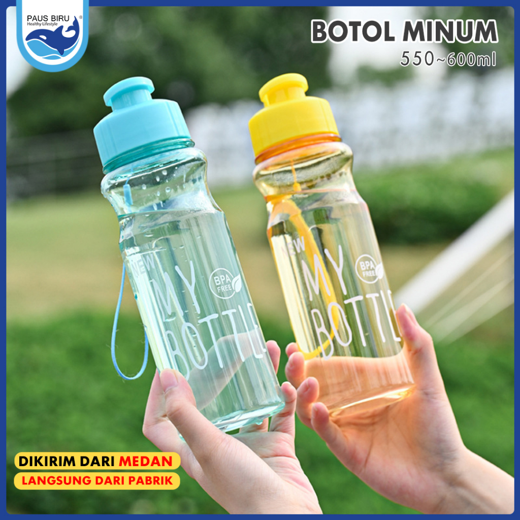 Jual Paus Biru - Botol Minum My Bottle Tumbler I Botol Minum Aesthetic ...