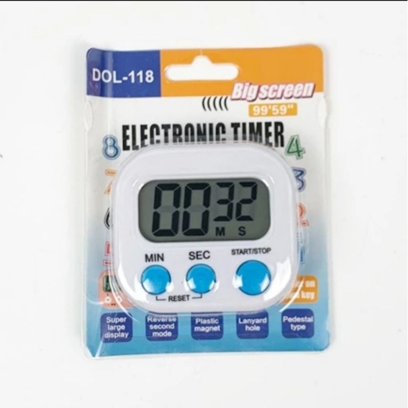 Jual TIMER masak dapur digital alarm stopwatch | Shopee Indonesia