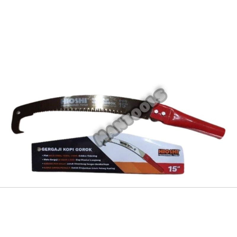 Jual GERGAJI KOPI DAHAN HIOSHI 15" GERGAJI LENGKUNG PRUNING SAW BAJA | Shopee Indonesia