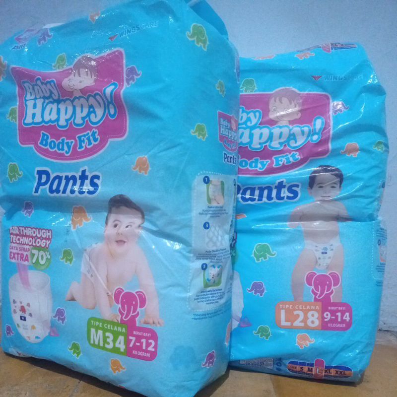 Jual popok / pempers baby happy | Shopee Indonesia
