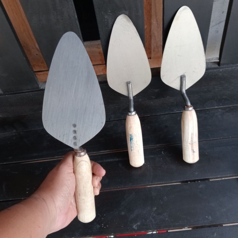 Jual SENDOK SEMEN/CETOK GALUR ASLI KELING 4 BAHAN BAJA | Shopee Indonesia