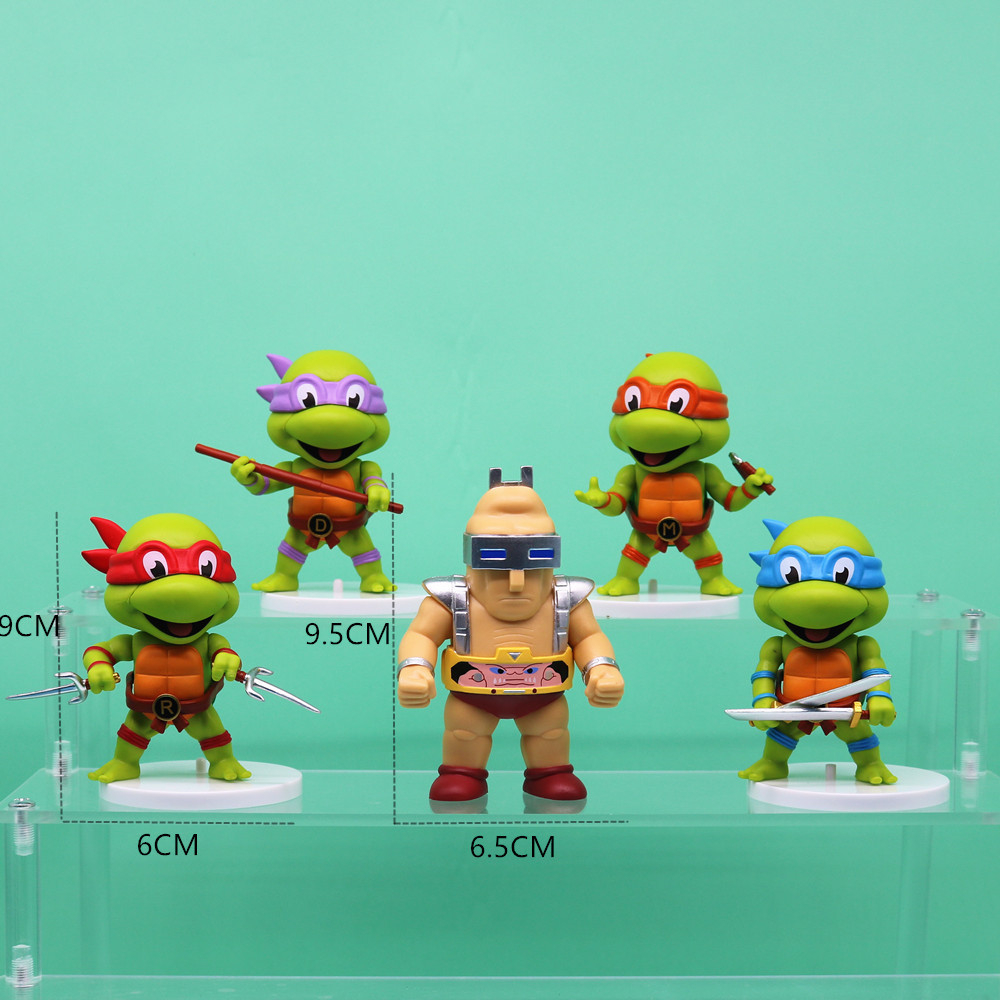 Jual Figure Set 5 pcs TMNT Kura Kura Ninja Versi Q | Shopee Indonesia