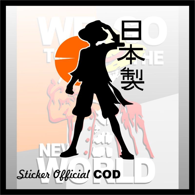 Jual sticker cutting luffy one piece | Shopee Indonesia